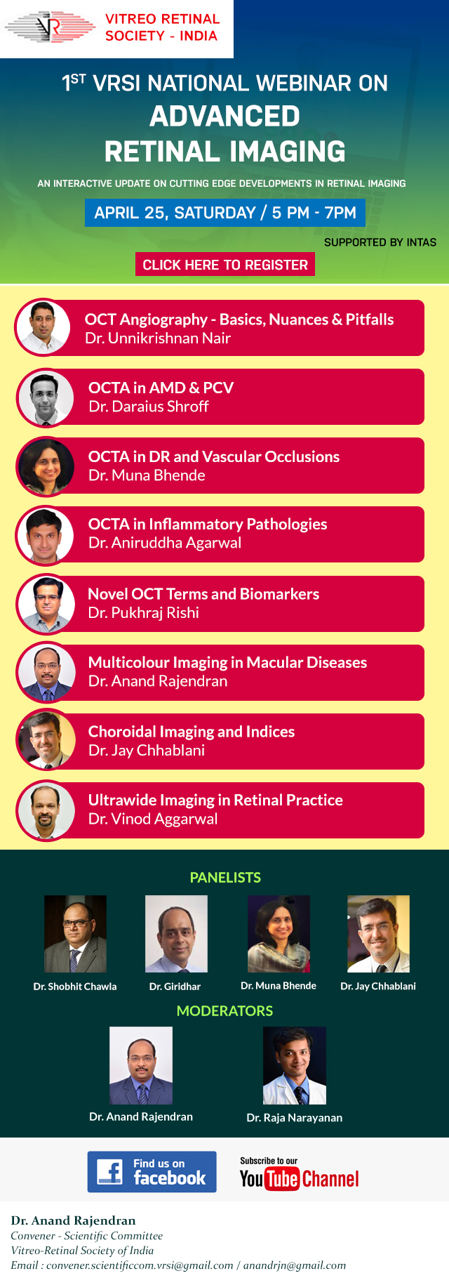 1st VRSI National Webinar on Advanced Retinal Imaging – Vitreo Retina ...